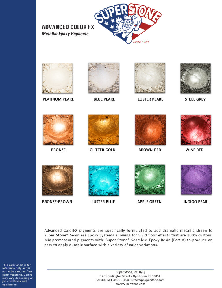 Color Charts – Super Stone, Inc.